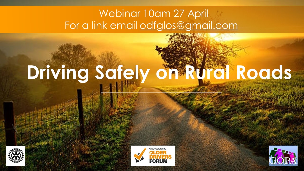 FREE WEBINAR – Driving Safely on Rural Roads | Older Drivers Forum